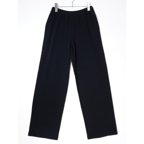 【ブランド】JURGEN LEHLヨーガンレール【アイテム】ウールコットンジャージーイージーパンツ【サイズ】サイズ[M] ウエスト約58cm〜80cm程度/ヒップ約94cm/股上約27cm/股下約67cm/わたり幅約27cm/すそ幅約20c...