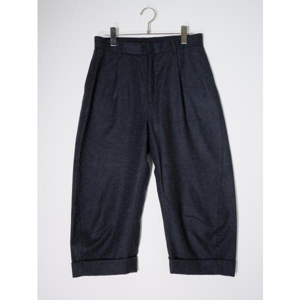 【ブランド】L'Appartementアパルトモン【アイテム】2023AW FLANNEL CURVY PANTSフランネルカービーパンツ【サイズ】サイズ[34] ウエスト約74cm/ヒップ約104cm/股上約31cm/股下約47cm/わた...