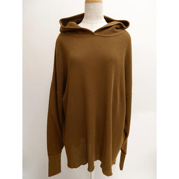 【ブランド】ドゥーズィエムクラスDeuxieme Classe【アイテム】2019AW ワッフルパーカー【サイズ】サイズ[フリー] 肩幅約79cm/身幅約72cm/着丈約72cm/袖丈約58cm【カラー】ブラウン【素材】ポリエステル100％...