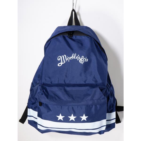 【ブランド】Marblesマーブルズ【アイテム】2018SS ネオロゴ ビッグバックパック リュック新品【サイズ】サイズ[FREE] タテ約43cm X ヨコ約37cm X マチ約20cm【カラー】ネイビー【素材】 ポリエステル100％【状...