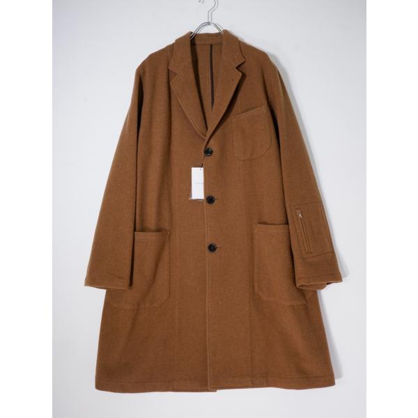 【ブランド】SOPHNET.ソフネット【アイテム】 2024AW WOOL MOSSER WORK COATウールモッサワークコート(SOPH-242001)新品【サイズ】サイズ[M] 肩幅約46cm/身幅約60cm/着丈約106cm/袖丈...