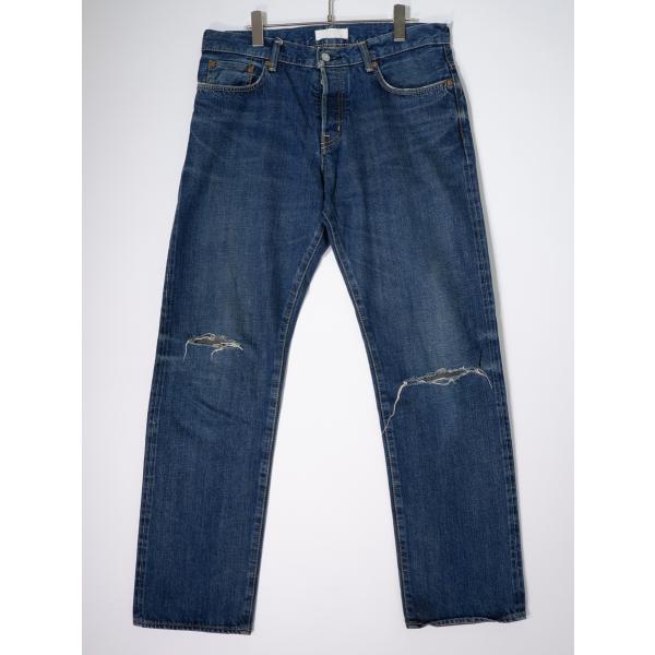 【ブランド】MOUSSYマウジー【アイテム】MOUSSY VINTAGE 025CAC11 メンズ デニム【サイズ】サイズ[34] ウエスト約84cm/ヒップ約108cm/股上約28cm/股下約80cm/わたり幅約30cm/すそ幅約20.5...