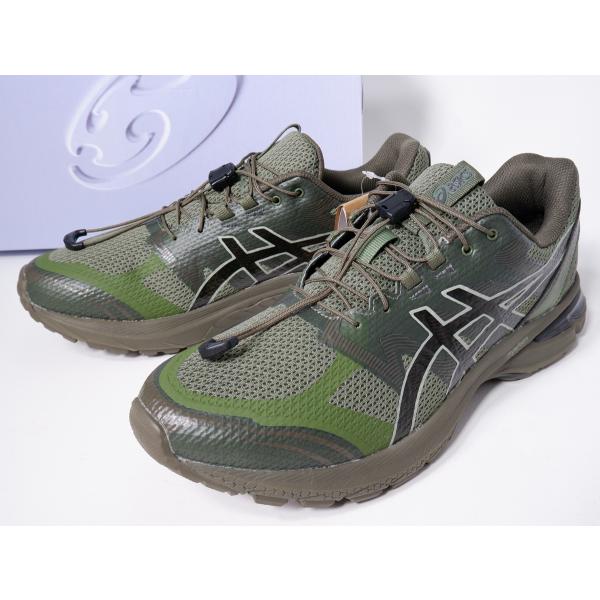 【ブランド】ASICSアシックス【アイテム】×SAN SAN GEARサンサンギア Gel-Terrain 1203A744-300【サイズ】サイズ[US9.5(27.5cm)] -【カラー】Bronze Green|Tarmac【素材】-...