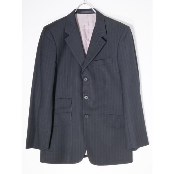 【ブランド】PAUL SMITH LONDONポールスミス ロンドン【アイテム】イタリア製生地FRATELLI TALLIA DI DELFINO社製SUPER120'sウール3Bジャケット【サイズ】サイズ[M] 肩幅約42cm/身幅約49...