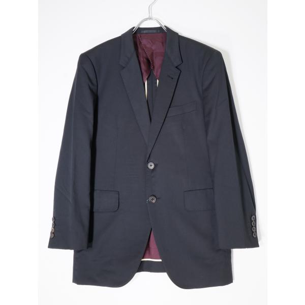 【ブランド】PAUL SMITH LONDON/ポールスミス ロンドン【アイテム】イタリア製FRATELLI TALLIA DI DELFINO SUPER120'S生地 ウール2Bジャケット【サイズ】サイズ[L] 肩幅約44cm/身幅約4...