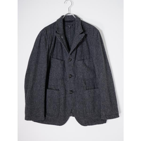 【ブランド】Engineered Garmentsエンジニアードガーメンツ【アイテム】Bedford Jacket ヘリンボーンツイードウール ベッドフォードジャケット【サイズ】サイズ[XS] 肩幅約44cm/身幅約47cm/着丈約66cm...