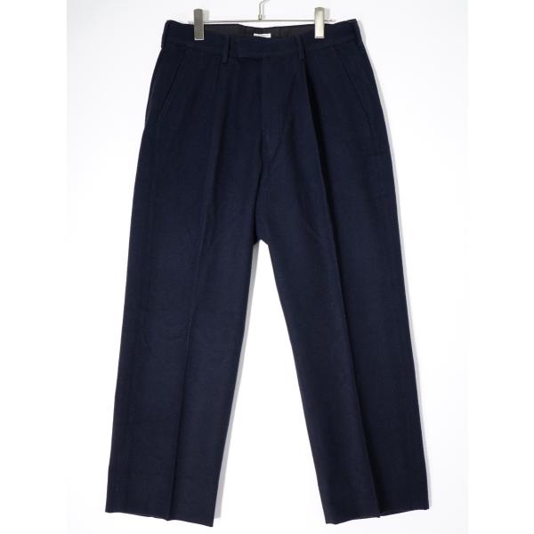 【ブランド】PHIGVEL MAKERS &amp; Co.フィグベル【アイテム】MIL WOOL TROUSERSミリタリー ウール トラウザーズ パンツ【サイズ】サイズ[2] ウエスト約80cm/ヒップ約106cm/股上約33cm/股下...