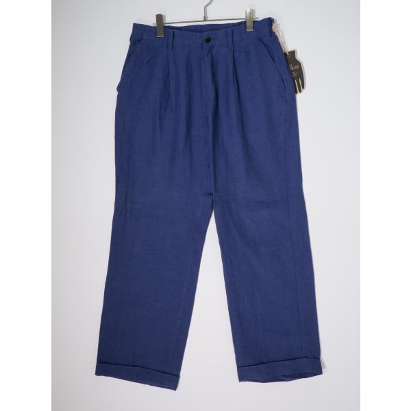 【ブランド】GLAD HANDグラッドハンド【アイテム】2023SS COLONIAL-EASY TROUSERSリネン2タック コロニアル イージーパンツ【サイズ】サイズ[M] ウエスト約82〜92cm程度/ヒップ約114cm/股上約29...