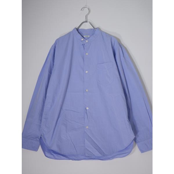 【ブランド】PHIGVEL MAKERS &amp; Co.フィグベル【アイテム】PMAJ-LS02 BAND COLLAR DRESS SHIRTバンドカラードレスシャツ【サイズ】サイズ[3] 肩幅約48cm/身幅約58cm/着丈約78c...