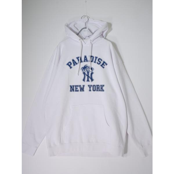 【ブランド】PARADIS3パラダイス3PARADISE NYC【アイテム】NEWYORK NY PALM LOGO HOODスウェットパーカー【サイズ】サイズ[XL] 肩幅約63cm/身幅約65cm/着丈約76cm/袖丈約65cm【カラー...