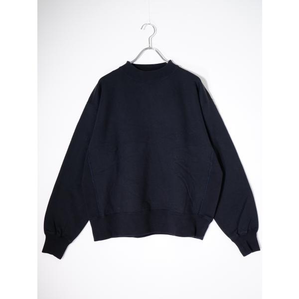 【ブランド】PHIGVEL MAKERS &amp; Co.フィグベル【アイテム】ATHLETIC MOCKNECK SWEAT/D.NAVYモックネックスウェット【サイズ】サイズ[2] 肩幅約55cm/身幅約58cm/着丈約60cm/袖丈...