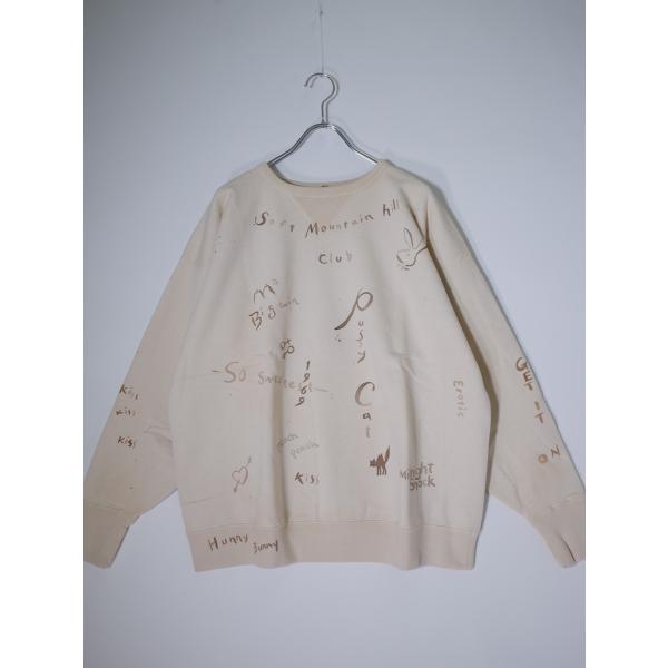 【ブランド】GLAD HANDグラッドハンド【アイテム】× Peanuts&amp;Coピーナッツ&amp;カンパニー Sexical Sweat ハンドペイントスウェット新品【サイズ】サイズ[XL] 肩幅約61cm/身幅約60cm/着丈約...