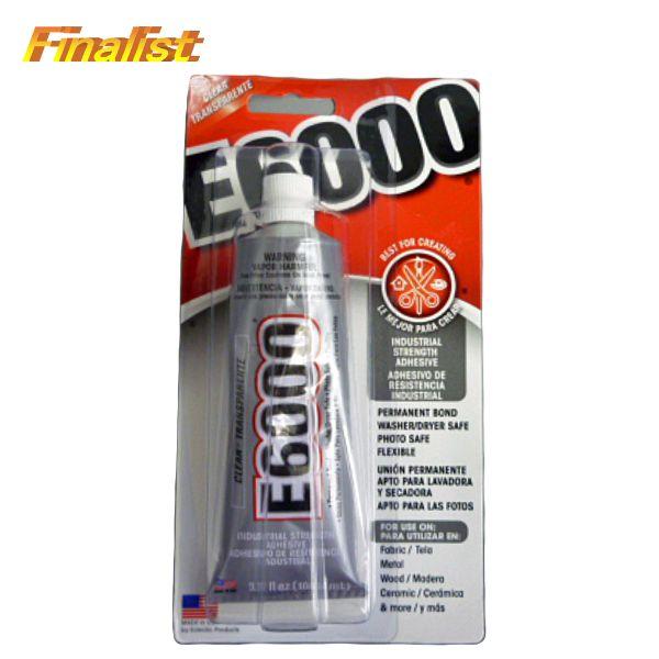 E6000接着剤　3.7oz（チップ無し）生産国：USA  内容量：3.7oz（約109.4ml）・アメリカ製の強力多用途接着剤です。・金属、ガラス、ファイバーグラス、陶器、コンクリート、革、ゴム、ビニール、プラスチックなど幅広い素材に対応...