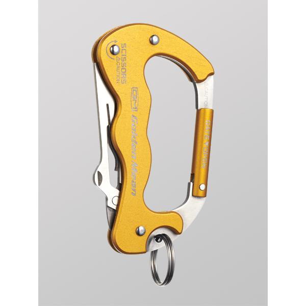 ●商品情報・切れ味抜群のステンレス製シザースを携帯に便利なカラビナにコンパクト収納。・GMカラビナシザースは、コンパクトなサイズと使いやすさを兼ね備えたカラビナ型収納式シザースです。・PEライン対応のシザースには、ドイツ製4116Krupp...