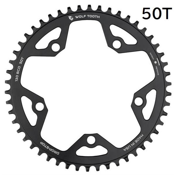 ■商品紹介130BCDクランク用ワイド/ナロー。Wolf Toothの特許取得済みチェーンリング。ロード/シクロクロス/グラベル/最大52tリングと様々な用途まで拡張されています。歯のワイド側がドライブ側で最大の接触を持ち、負荷を分散してチ...