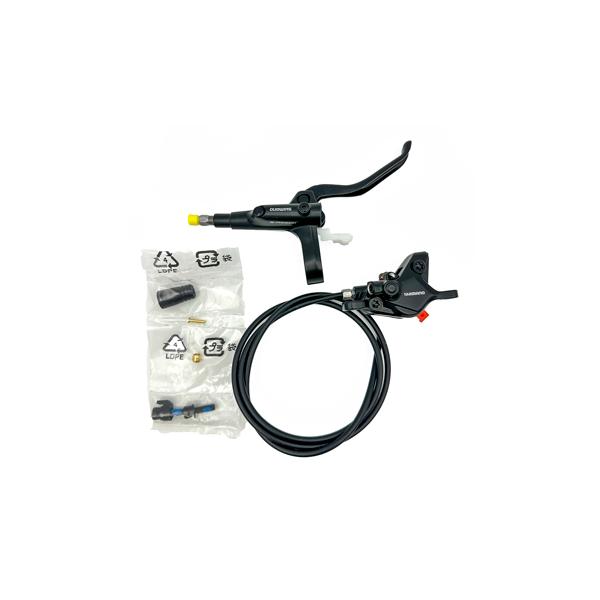 ■商品情報・ショートリーチのブレーキレバー、ポストマウントキャリパー・右レバー/前キャリパー ホース長1000mm※商品画像はイメージです。