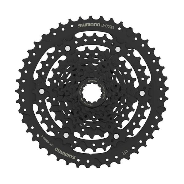 ■商品情報・HYPERGLIDEテクノロジーがスムーズで軽く、信頼性の高いシフトパフォーマンスを実現。・ワイドレシオな歯数構成：11-45T。・幅広いギア比とシンプルさの絶妙なバランスを実現した、極めて汎用性の高い8スピードのCS-HG30...