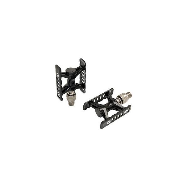 ■商品説明・アルミ合金 ボディ・ボール ベアリング・9/16" アクスル・Ezy システム・L64 x W85 x H25mm・351g/ ペア・カラー：ブラック