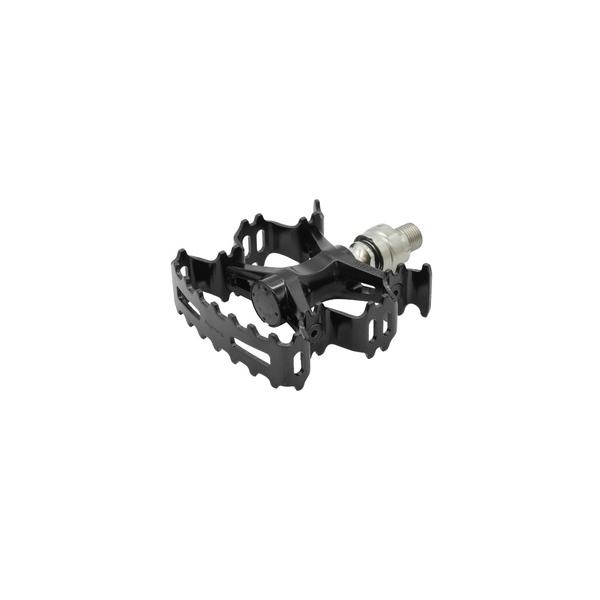 ・波状の形状をしたアルミ合金プレートはプレス曲げ加工により形成され、その独特な外観から「Aurora」と名付けられたペダルです。・幅92mm×長さ95mmの広いプラットフォームを持ちながら、同サイズのMKSペダルの中で最軽量を実現。・ユニー...