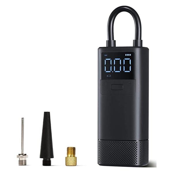 LeFH-e×70mai 電動空気入れ 充てん君【730010】業界随一の高圧力150PSIタイヤやボールなど様々な用途に対応。2500mAhのリチウムイオン電池を２個搭載し、28分間連続で空気を入れることができる小型ながらパワフルな風量を...