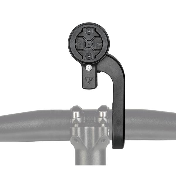 ■商品紹介・下部にトピーク製フロントライトやアクションカメラなどを取り付けられるサイクルコンピューター マウント。・クランプ径 Φ25.4〜31.8mmのハンドルバーに取り付ける、お手頃価格の片持ち式マウント。・エンジニアリンググレード ポ...