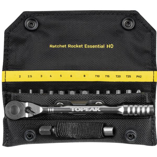 ■商品紹介・最大60Nmまでのトルクに対応するヘビーデューティーなラチェットツールに各種ビットセットした「ラチェット ロケット エッセンシャル HD」・ラチェット レンチ 1/4" 六角（早回しソケット付）・使用可能最大トルク値： 60Nm...