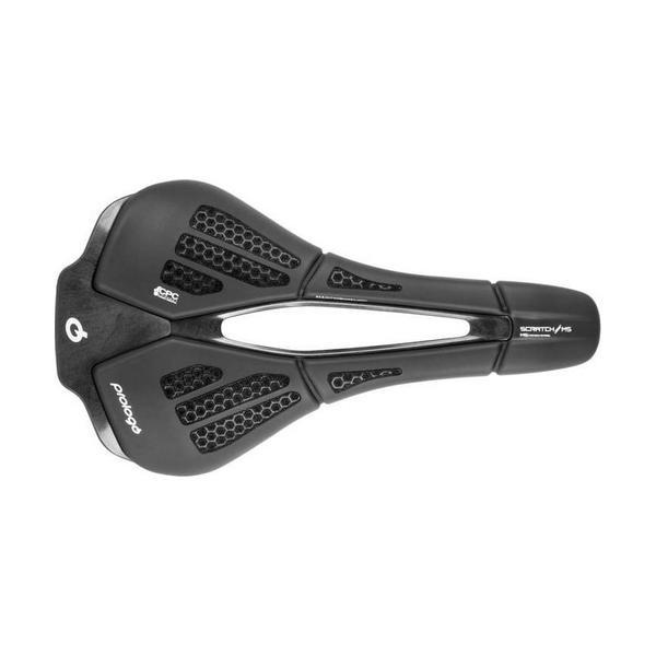 ・次のレベルのパフォーマンスを発揮するために搭載されたCPCテクノロジー・グリップを最大化し、アグレッシブなポジショニングが可能・座面とグリップの間に空間を作ることで標準のクローズドサドルよりも+10%のクーリング性能を提供・Tシェイプ設計...