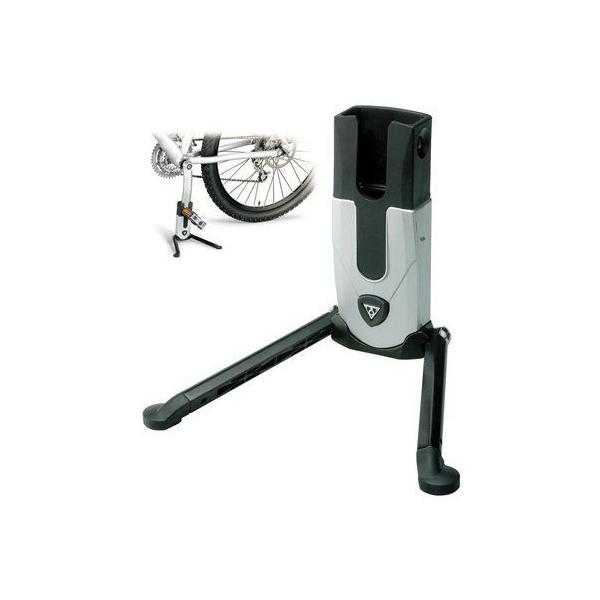 ■商品情報・MTB対応型ポータブル スタンド・アルミ / エンジニアリング プラスチック ボディ・MTBクランク対応、クランク アーム先端から60mmまでが幅45mmx厚さ21mm(スペーサー 幅36mmx厚さ18mm)以下に対応　(その他...