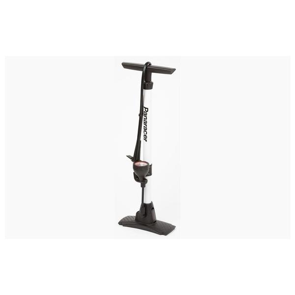 Panaracer(パナレーサー) アルミ製フロアポンプ [エアゲージ装備] アダプター無しで米式・仏式の両方に対応できるオートヘッドを採用したアルミ製ゲージ付フロアポンプ・材質:アルミ、樹脂、ゴム他・対応バルブ:米式、仏式 ※自動切り替え...