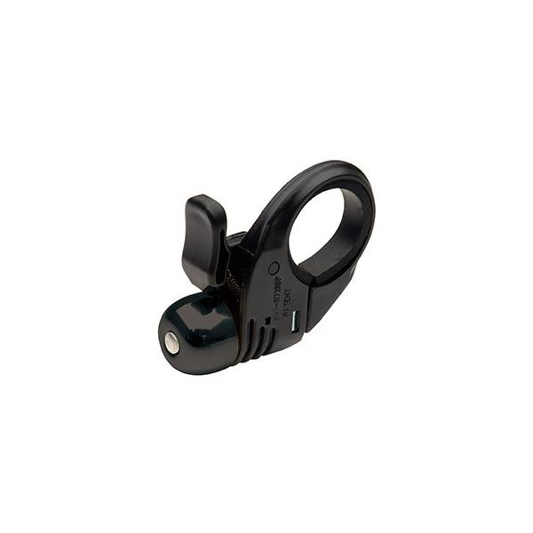 ハンドルバーのステム横に取付けられる、スポーツ バイクに最適なベル。バークランプ径φ25.4〜31.8mmまで対応。■商品情報・取付可能径：φ25.4〜31.8mm・外径：23mm・カラー：ブラック(HOB06200)