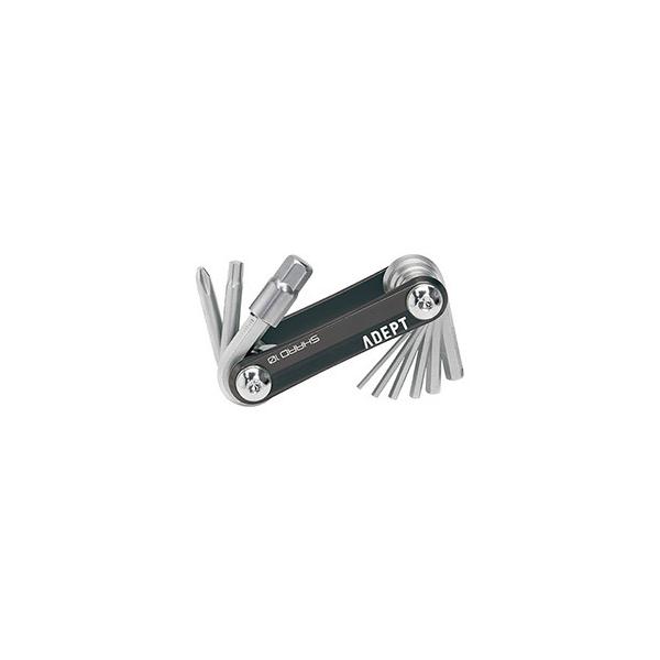 ■商品説明・1.5、2、2.5、3、4、5、6、8mm 六角レンチと（＋）ドライバー、さらに T25 トルクスレンチまでを備えた、美しいアノダイズド フィニッシュの10 機能ミニツール。・クロム バナジウム切削ツール・アノダイズド フィニッ...
