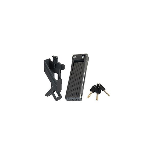 ■商品情報・SECURITY LEVEL 8・3mm 厚 スチールプレート × 8リンク・取付ブラケット付属・ブラケット取付ボルト付属・折畳みサイズ：L170 x W50 x H25mm・鍵 3本付属・参考重量：700g