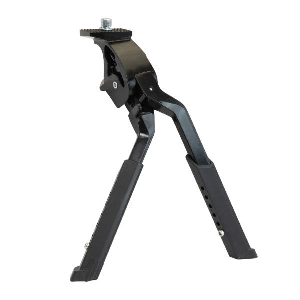 ■商品情報・調節ノブで簡単に長さ調節可能な、ダブルレッグサイドスタンド。・アルミ合金・サイズ アジャスト機構 (24"〜29")・地面から取付位置までの高さ : 280〜340mm・六角ボルト : 3/8" x 25mm 付属・静止状態での...