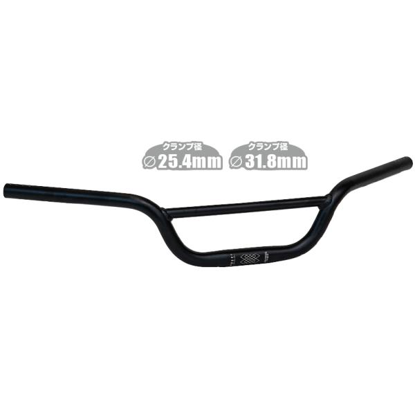 ■商品情報・クランカーやオールド MTB の街乗りカスタムに最適。・クランプ径 Φ25.4mm とΦ31.8mm 対応・#6061-T6 アルミ合金・ライズ：90mm・バックスウィープ：40°・クランプ径：Φ25.4mm・バー径：Φ22.2...