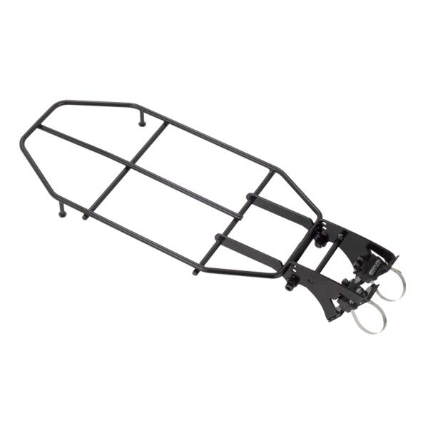 ■商品情報・EBバンド仕様で取付ダボが無い自転車に装着可能。・直径22〜35mmであれば、真円でなくても様々な形状のシートステーに取付可能。・天板の角度調整（4段階）機構で自転車のシートステーの角度に合わせ、地面とほぼ水平にキャリアを装着で...