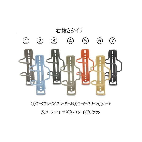 ・サイドローディングボトルケージ・ボトルをまっすぐ引き抜くのでは無く、横に倒すようにして取り出す設計。・小さめのフレームでボトルを抜き出す余地が無い場合やボトル同士の干渉が気になる場面でもスムーズに取り出し可能。・カラー：ブルーパール/右抜...