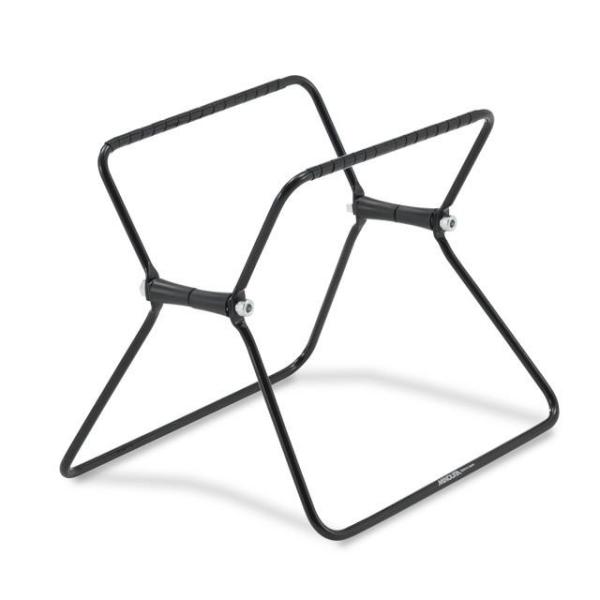 自転車の車輪をそっと乗せるだけ、とっても簡単ディスプレイスタンド 自転車のタイヤを車輪受け枠の間に差し込むだけで、 車重で車輪受け枠が左右均等に挟み込み、自転車を自立させる構造です。 左右の車輪受け枠幅を調整することなく、異なるタイヤ種類(...