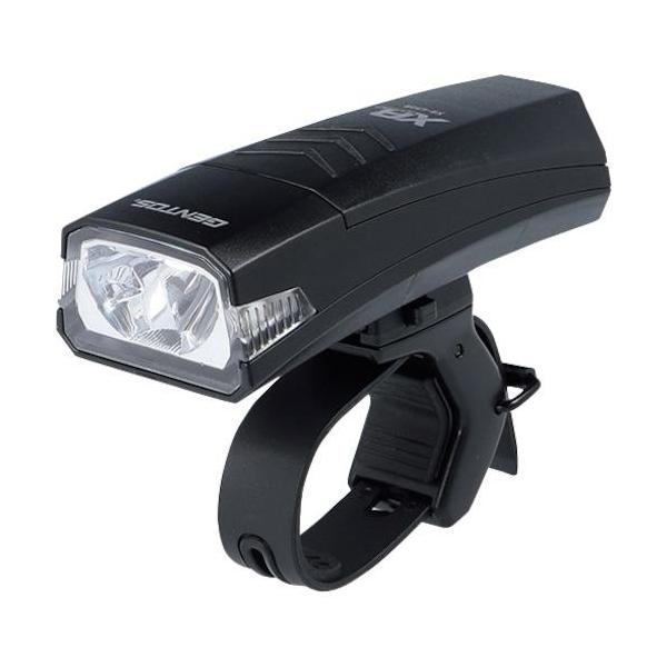 工具不要で簡単に脱着可能！遠くまで光が届く明るいライトで安全性も抜群！横からも光が出ているので視認性も抜群！●色：ブラック●幅(mm)：98●奥行(mm)：38.3●高さ(mm)：26●本体質量(約)：85g(電池含む)●明るさ：210lm...