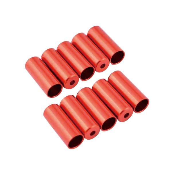 ■商品情報・ブレーキアウターキャップ・カラー：レッド・10個セット