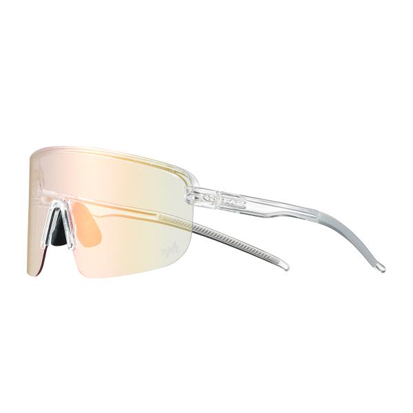 ■商品情報・NXT調光ミラーレンズを採用した、最軽量ハーフリムモデル。・クリアな視界と、軽量かつ安心感のある装着感を実現。・参考重量：20g・レンズ幅：143mm　天地幅：60mm・紫外線透過率 ： 0.1％以下（全レンズカラー共通）・特殊...