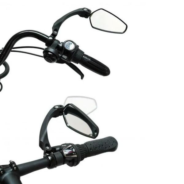 ■商品紹介・スタイリッシュな見た目で警戒車、シティサイクルだけでなくクロスバイク車にも対応・狭い路地、駐車時にミラーをたためる・破損時に飛散しないガラス「Explosion-proof glass」を使用・組み立て式