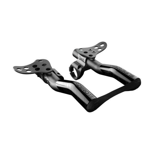 Superzero TTは190mmのエクステンションを備えており、長さ調整が可能です。このエクステンションは、トライアスロン（オリンピックおよびスプリントディスタンス）向けに特別に設計されています。パッドは外側がライクラ、内側がフォーム素...