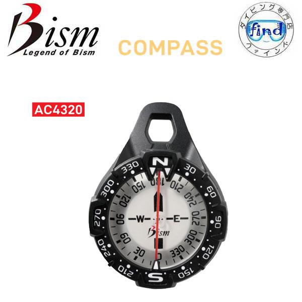 大きく見やすい盤面で優れた視認性操作感の良いラチェットベゼルコンパスクリップマウントタイプAC4320全長/ 75mm幅/ 55mm盤面直径/ 40mm重量/ 62gブリジストン　Bridestone　ダイビング　スキューバ重器材　重機材