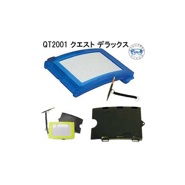 水中ノートの定番 磁気式ボードに何度でも書き込み、消去が可能 大きさ：14.3cm×21.6cm 書き込み面：15.2cm×10.1cmホルスター(カバー）付定番クエストにシーコイルランヤードを付属しました。シーコイルランヤードはご自身でセ...