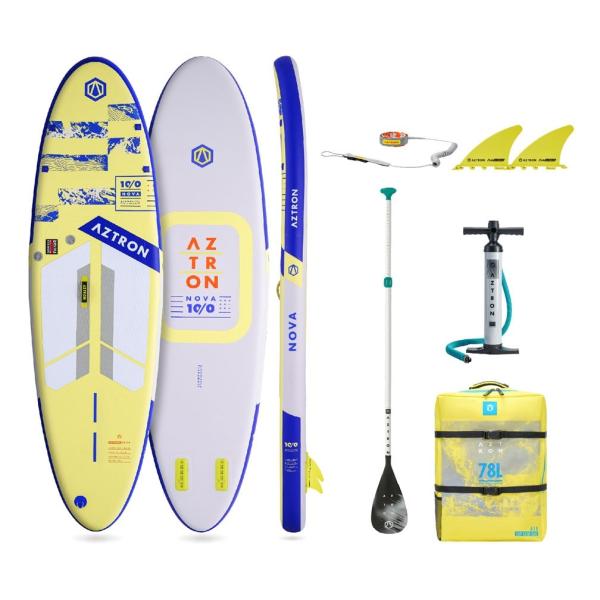 ■長さ：305cm■幅：81cm■厚さ：15cm■容量：275L■本体重量：8.1kg■メーカー推奨体重：85kg以下■最大積載量：115kg■最大空気圧：15psi■セット内容：SUP本体、ポンプ、バッグ、フィン×2、パドル、リーシュコー...