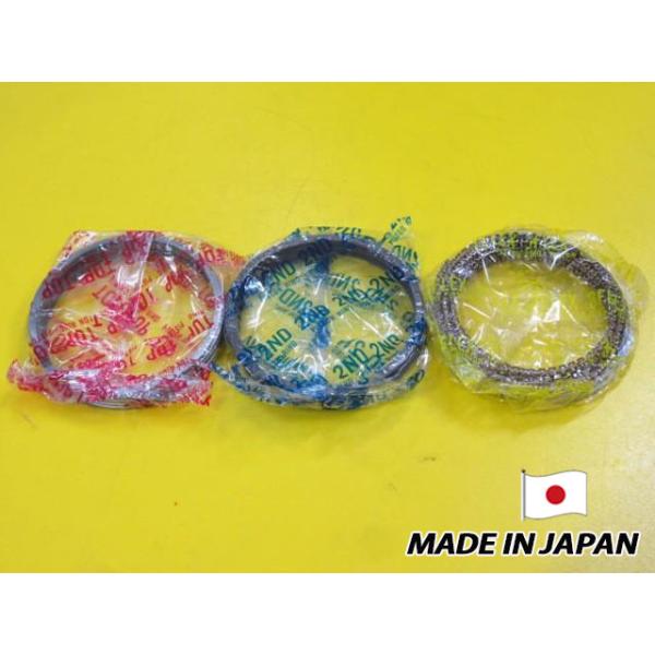 日本製ピストンリングです。STDサイズです。厚みはトップ2.0　セカンド2.0　オイル4.0です。適合は厚みから判断ください。