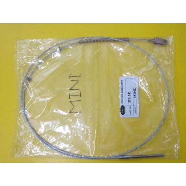 ローバーミニ 用 ハンドブレーキケーブル サイドブレーキケーブルです。　　社外品(新品)です。適合は以下の部品番号からご判断ください。31G1141お安いですのでいかがでしょうか。