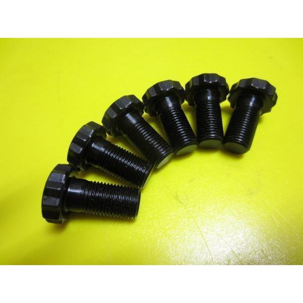 製 L6用強化フライホイールボルトARP製 L6用強化フライホイールボルトです。     新品6本セットです。締め付けトルクは18.5キロで3/4の12角のボックス対応です。初期不良に限り返品をお受けいたします。