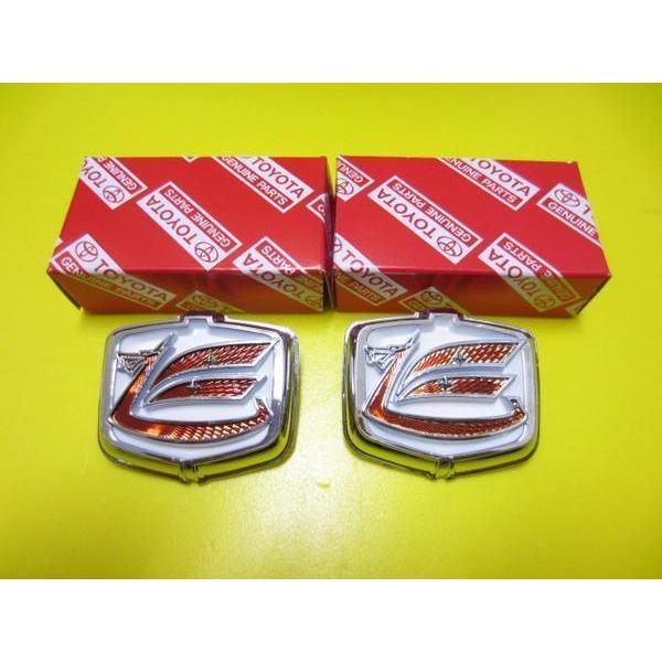 セリカ TA22 TA23 TA27 RA25 RA28　エンブレム(1)セリカ用エンブレムです。左右セットです。純正新品です。※初期不良に限り返品をお受けいたします。