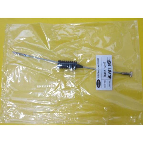 レビン トレノ AE86 用 ハンドブレーキケーブル サイドブレーキケーブル です。　　新品です。ディスクブレーキ用前側です。適合は以下の部品番号からご判断ください。46410-12140※初期不良に限り返品をお受けいたします。